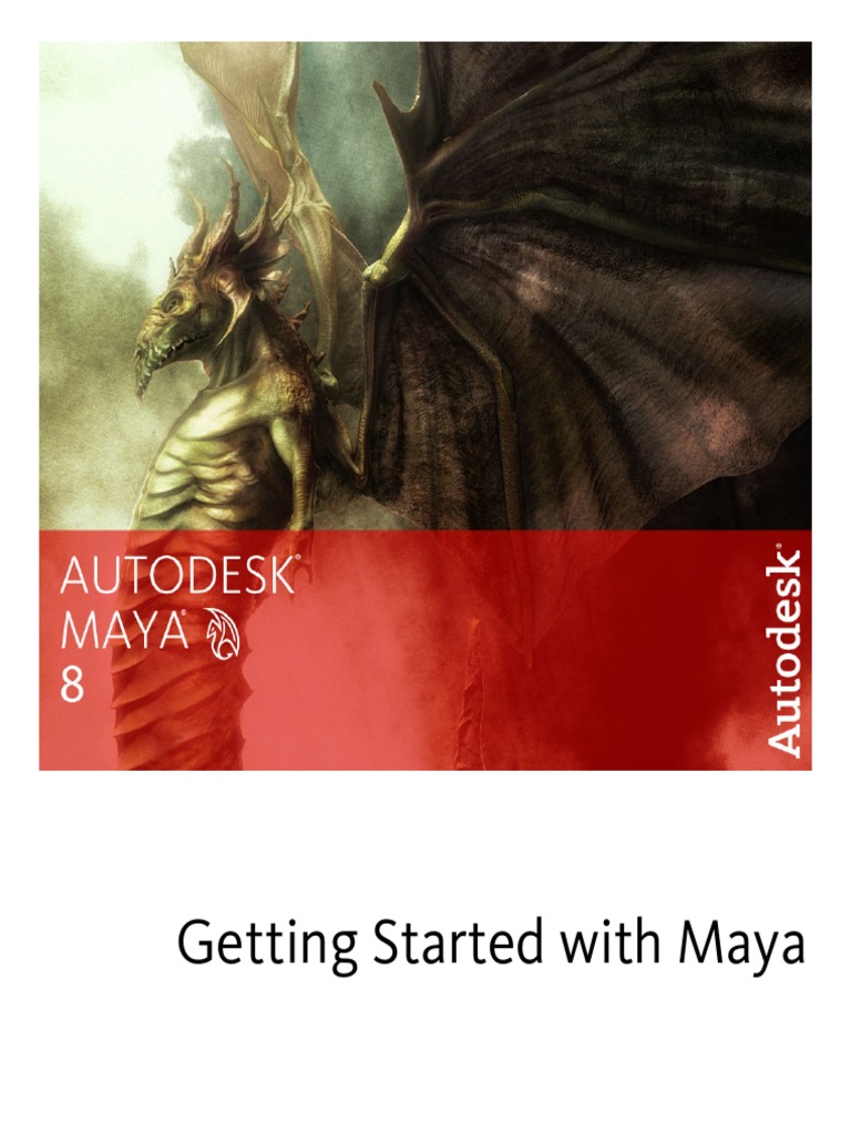 Getting Startedwith Maya 8 | PDF | Autodesk Maya | Texture Mapping
