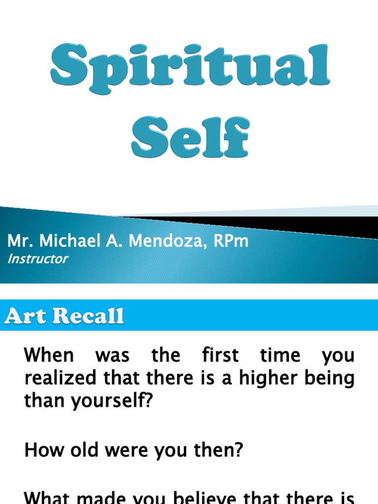 7 - Spiritual Self | PDF