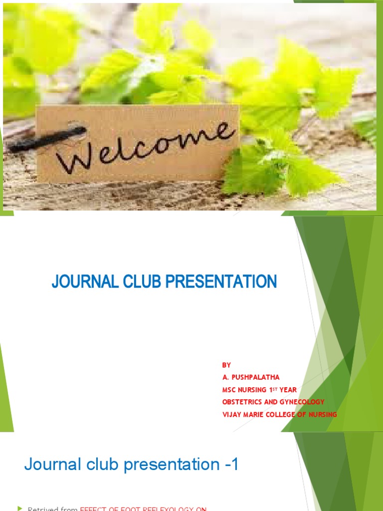 Journal Club Presentation | PDF | Statistics | Breastfeeding