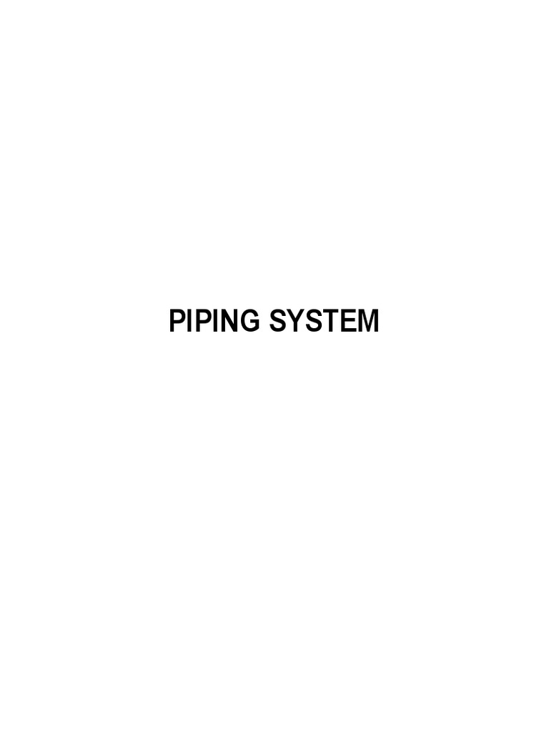 Piping | PDF | Pipe (Fluid Conveyance) | Materials
