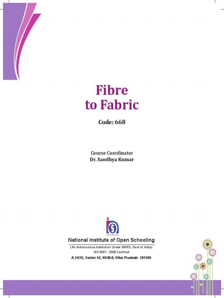 Understanding Fibre to Fabric Process | PDF | Fibers | Textiles
