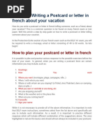 CLASS 7 French Sample Paper 24-25 | PDF