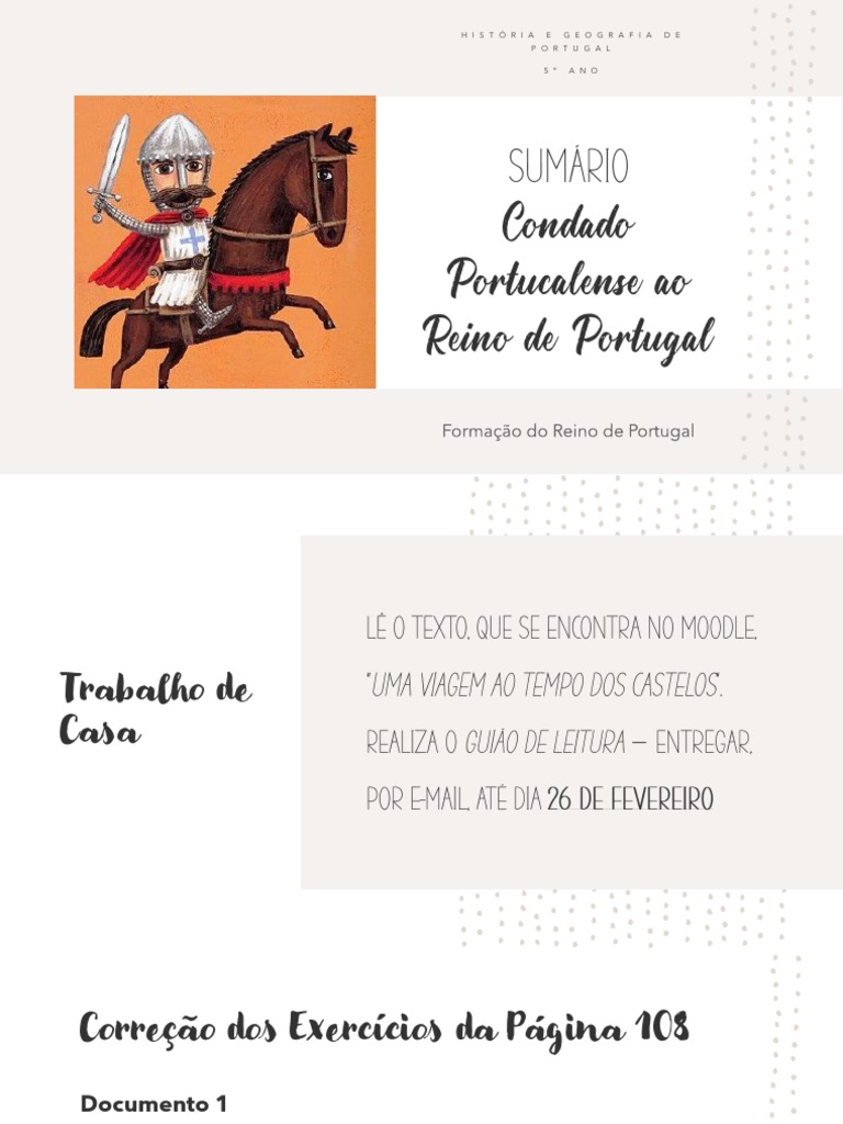 Evolução do Condado Portucalense | PDF