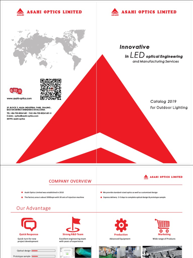 Asahi Optics Catalog 2019 | PDF | Light Emitting Diode | Optics