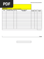 Dispatch Checklist Format | PDF