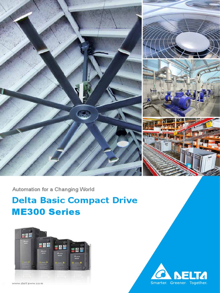 Delta ME300 Series Drive Manual | PDF | Electric Motor | Power Inverter