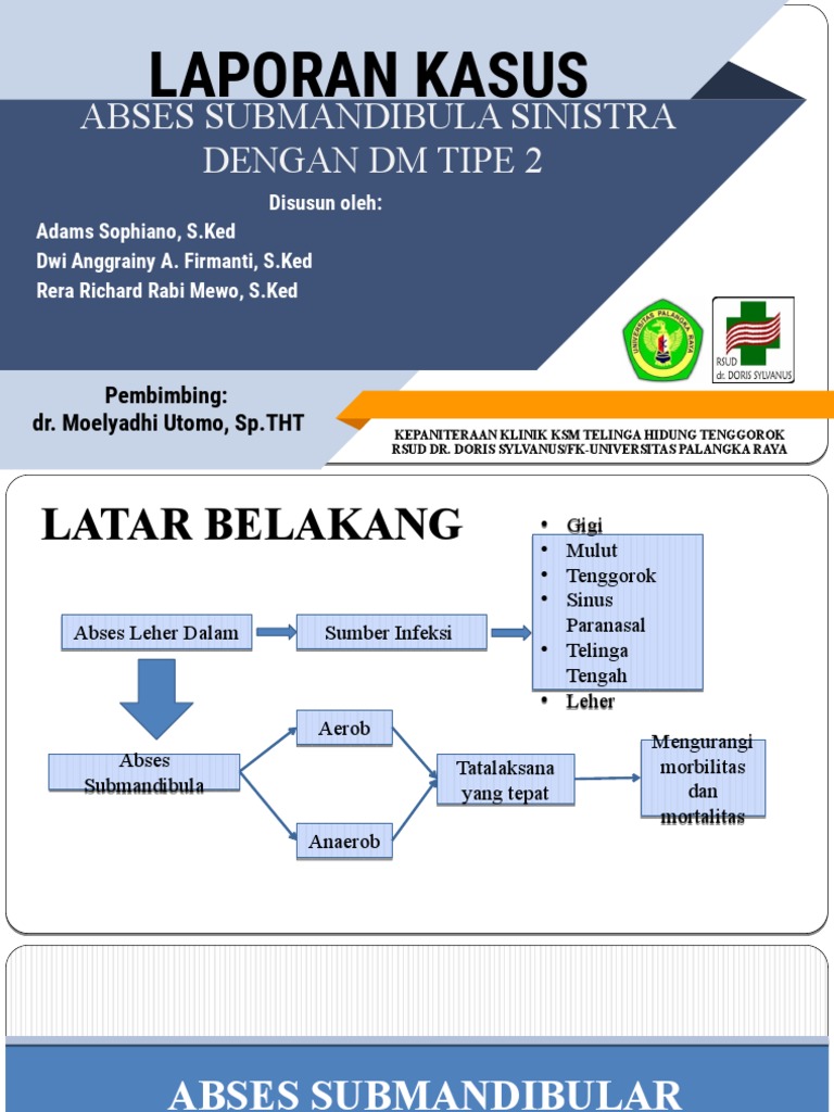 Abses Submandibula pada DM Tipe 2 | PDF