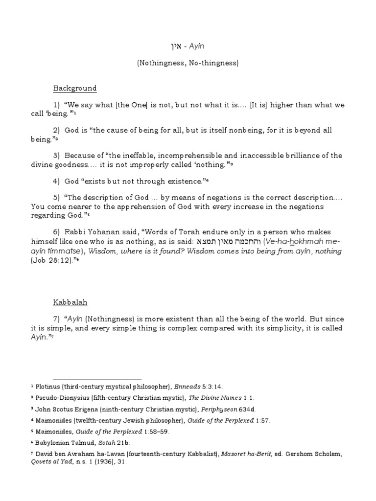 Ayin Timmatse), Wisdom, Where Is It Found? Wisdom Comes Into Being From ...