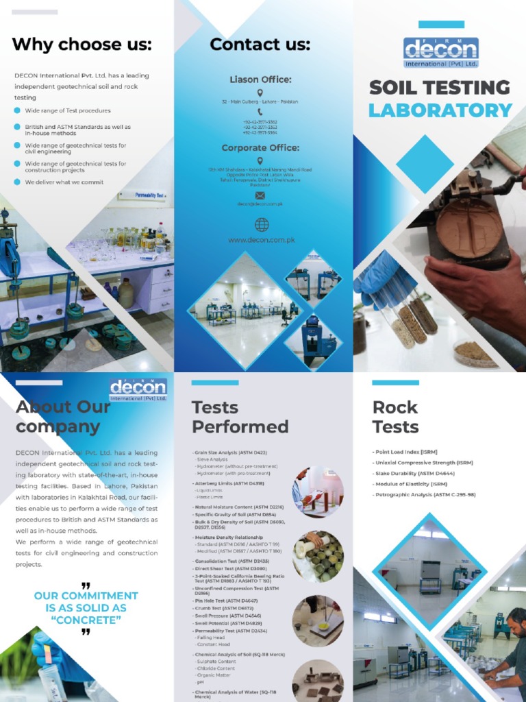 Soil Testing Lab Leaflet | PDF