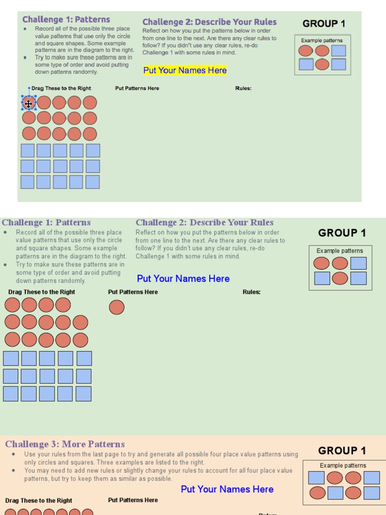 Patterns and Rules: Documenting the Process of Creating Ordered ...