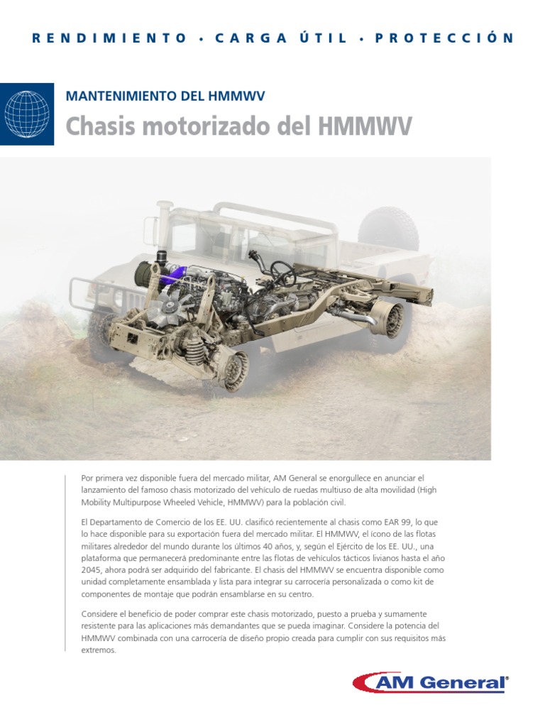 Chasis HMMWV: Rendimiento y Mantenimiento | PDF | Humvee | Tecnologías ...