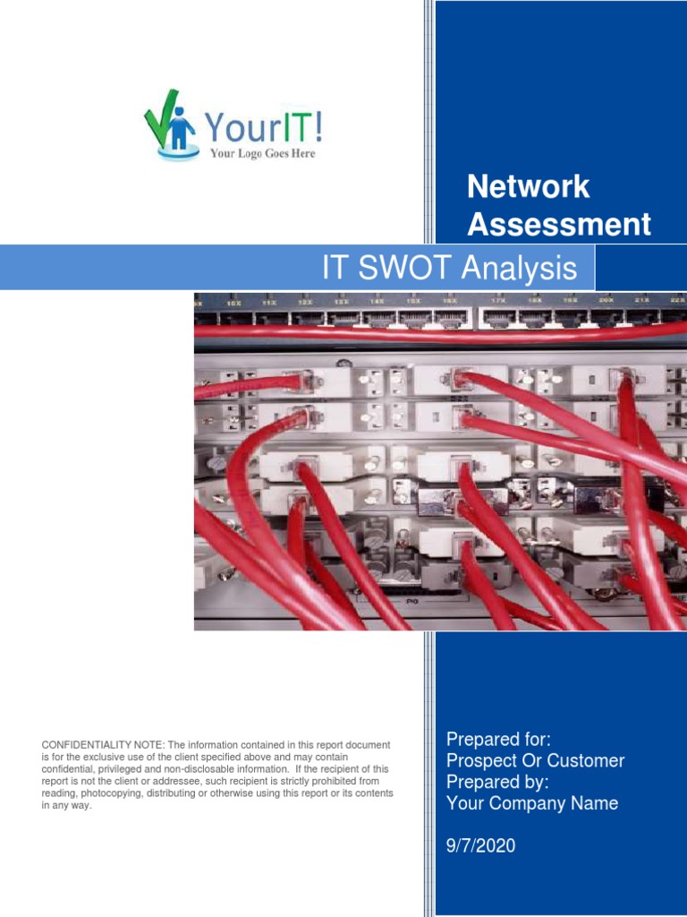 IT SWOT Analysis: Network Assessment | PDF | Swot Analysis | Computer ...