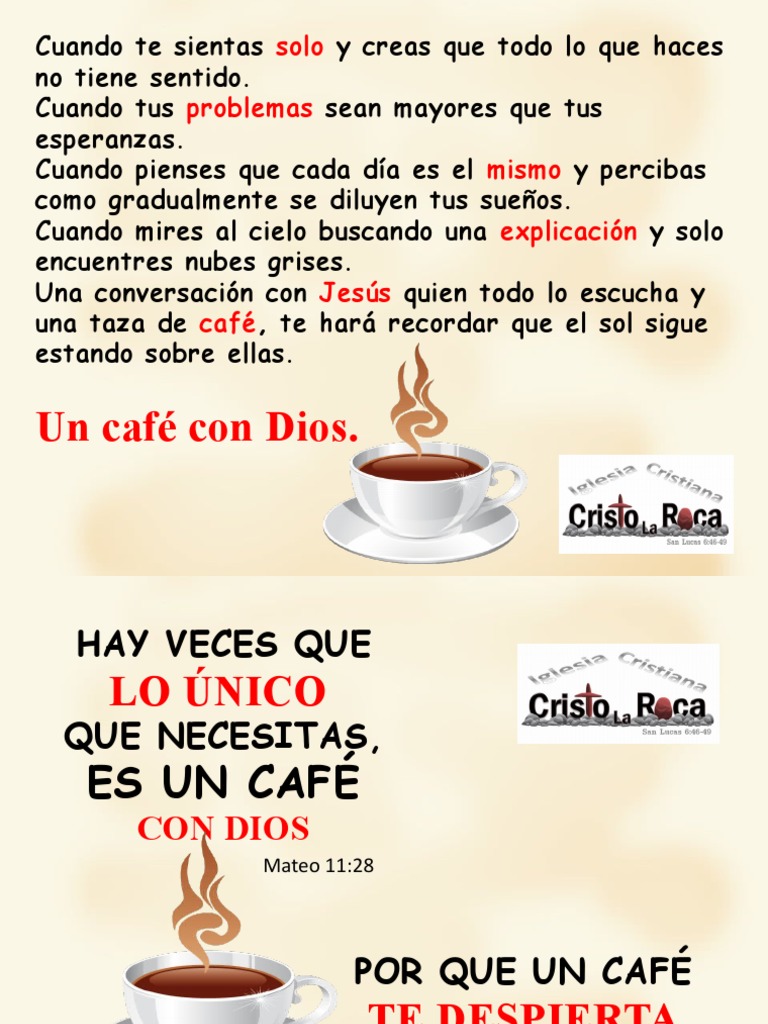 Un Cafe Con Dios | PDF