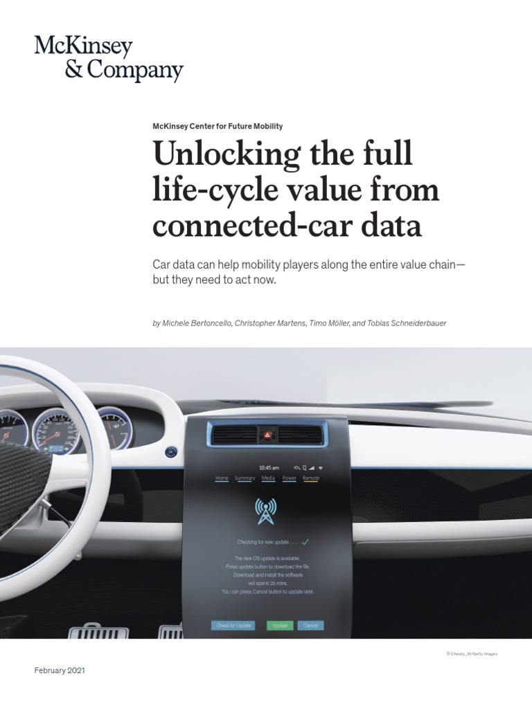 Unlocking The Full Life-Cycle Value From Connected-Car Data | PDF ...