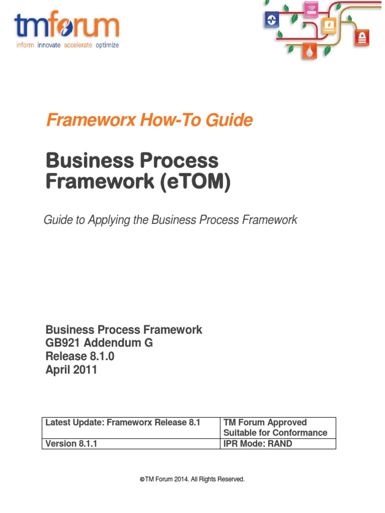Business Process Framework (eTOM) : Frameworx How-To Guide | PDF ...