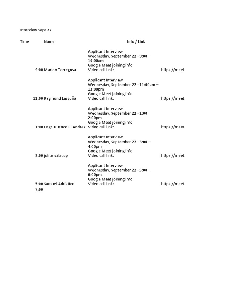 Applicant Interview | PDF