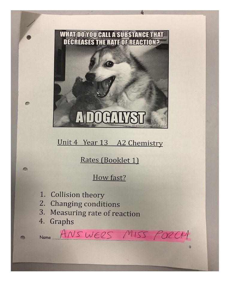 Answers To Rates Booklet 1 | PDF