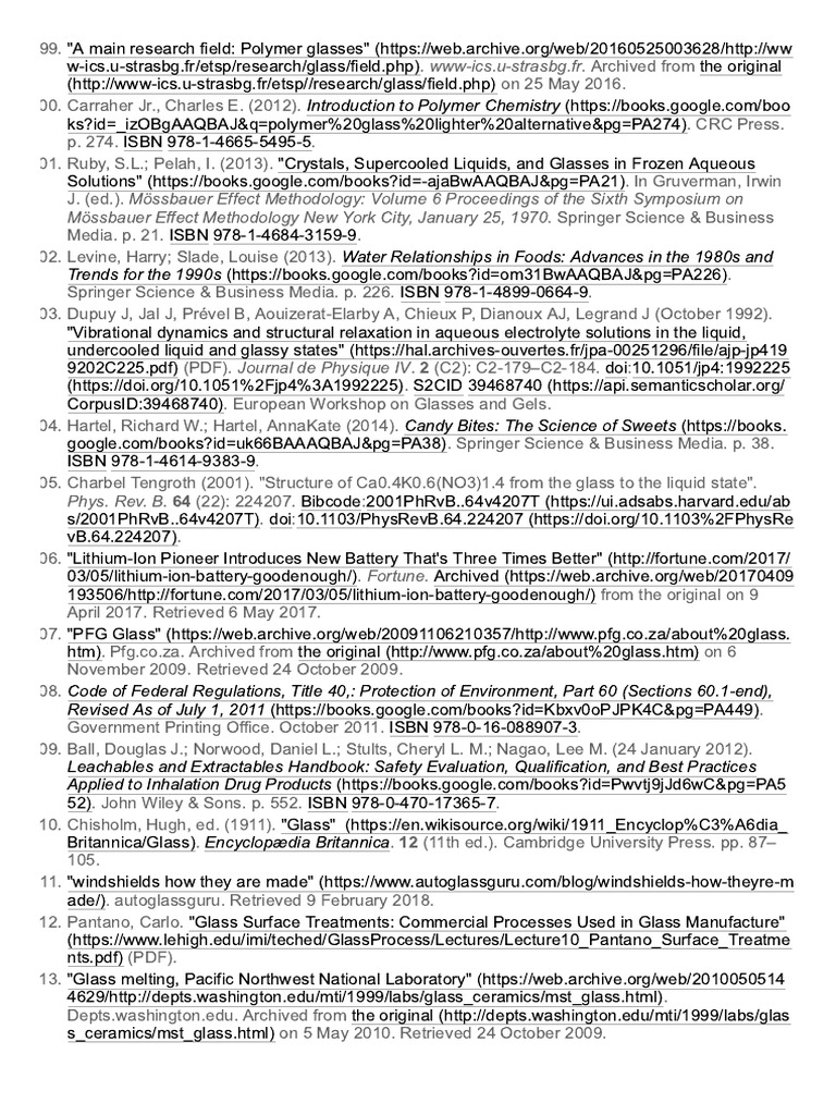 Glass - Wikipedia 21 | PDF