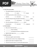 Class 3 GK Worksheet | PDF
