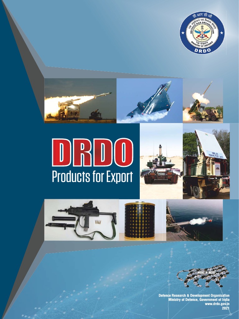 DRDO Defence Products Export Compendium | PDF | Sonar | Submarines