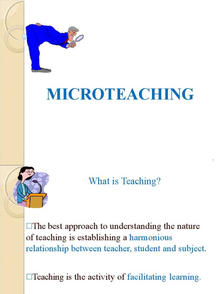 Microteaching | Download Free PDF | Teachers | Learning