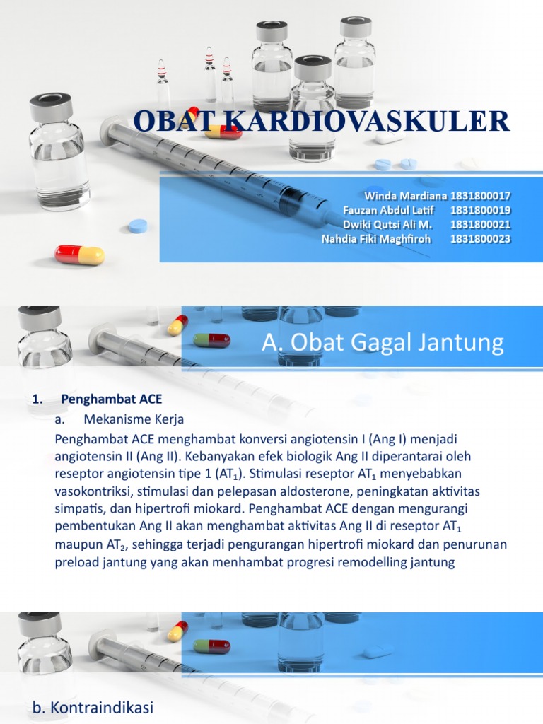 Obat Kardiovaskuler | PDF