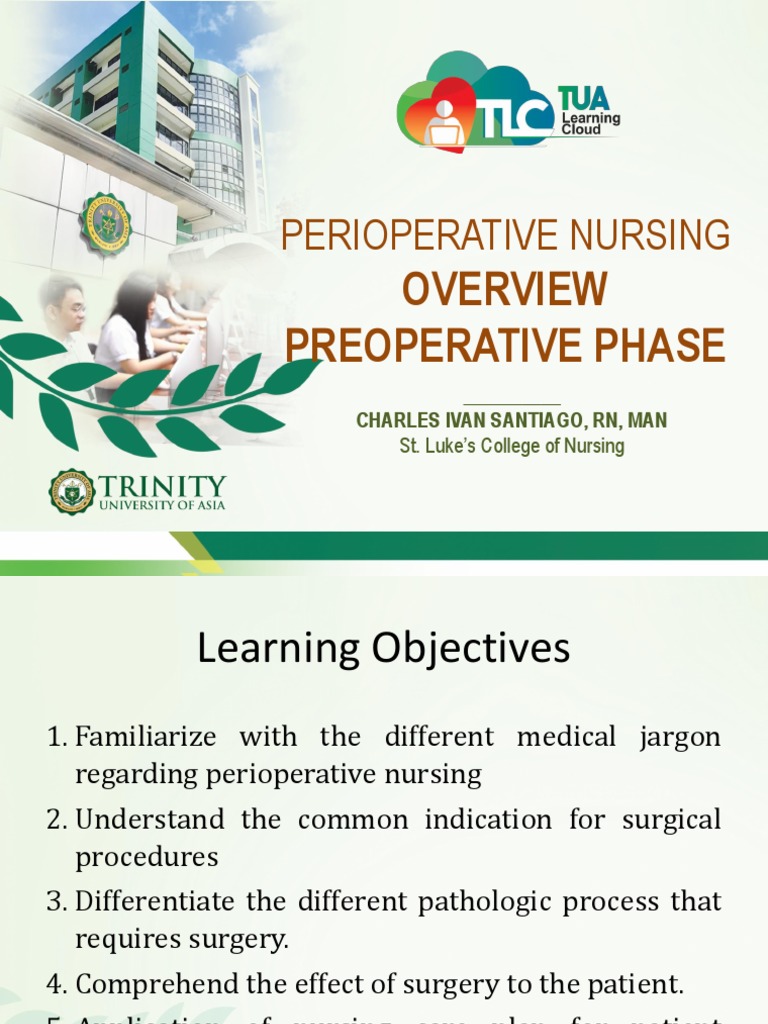 Perioperative Nursing Module 1 | PDF | Surgery | Anesthesia