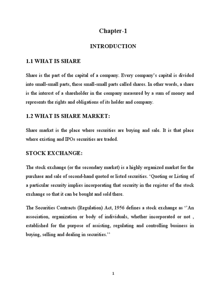 Internship Project | PDF | Securities (Finance) | Stocks
