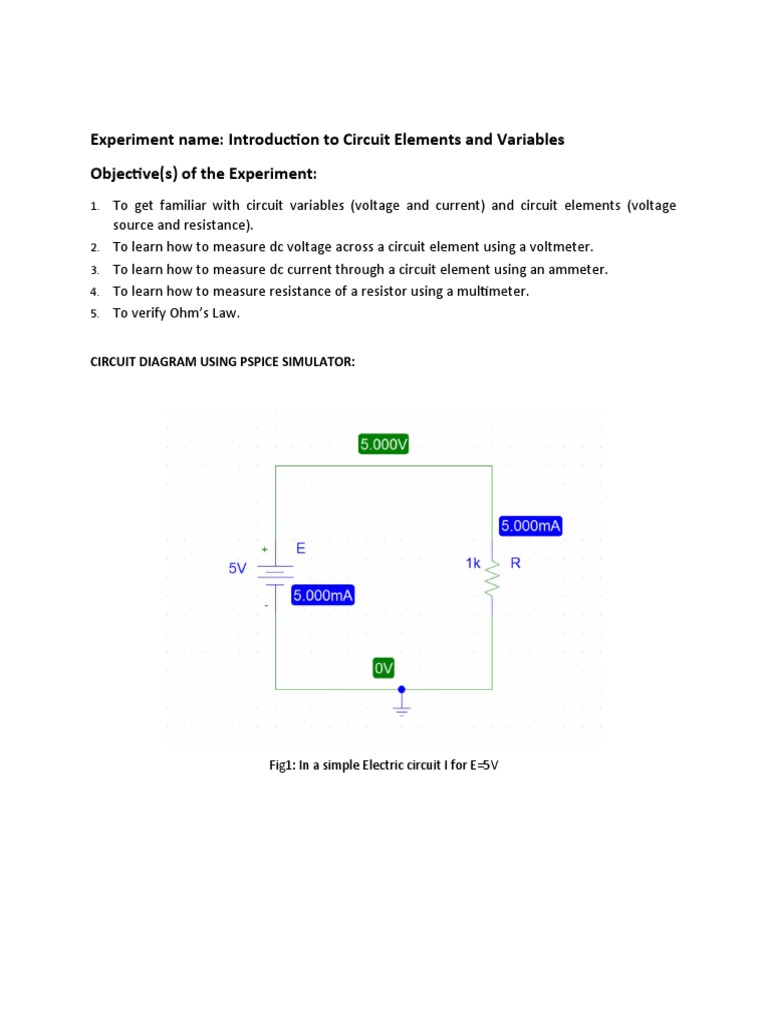 Introduction To Circuit Elements and Variables | PDF | Electrical Network | Force