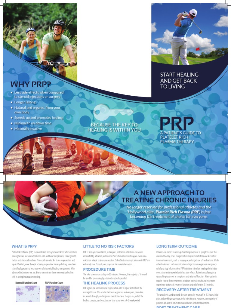 Why PRP?: Start Healing and Get Back To Living | PDF | Healing | Platelet