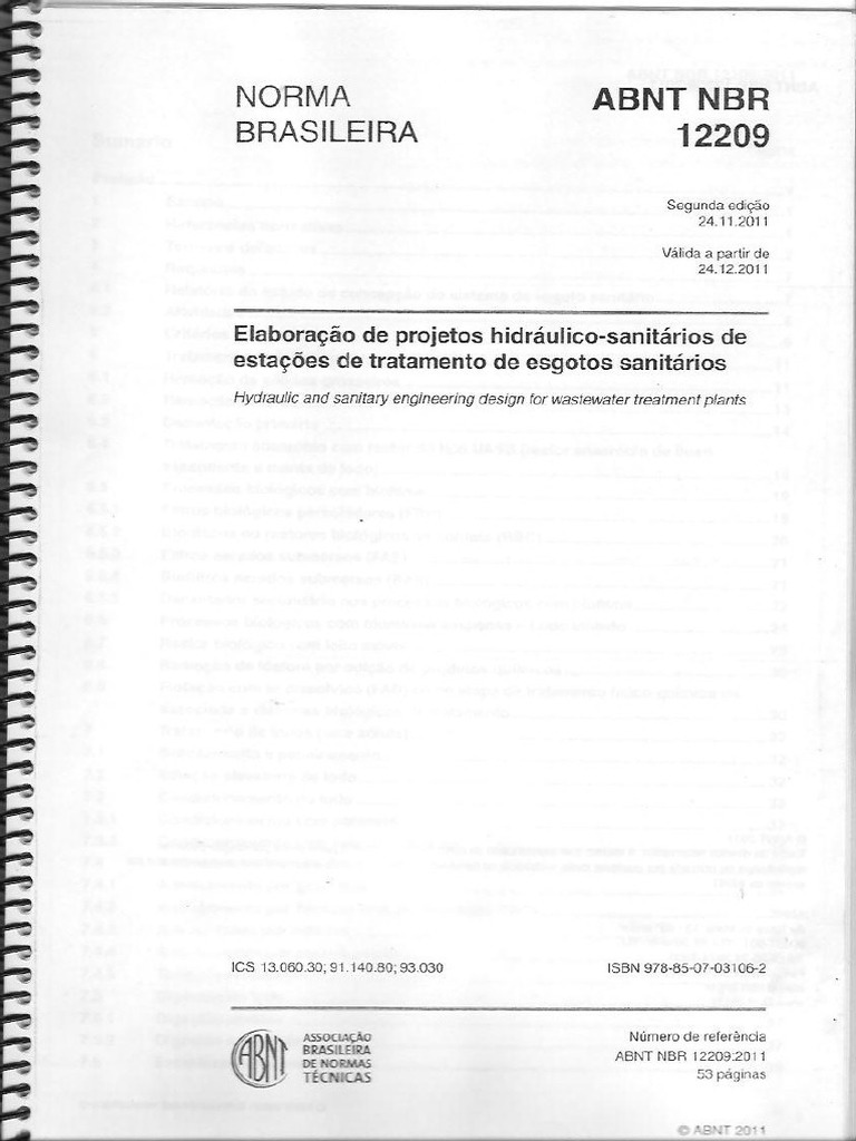 NBR 12209 2011 | PDF