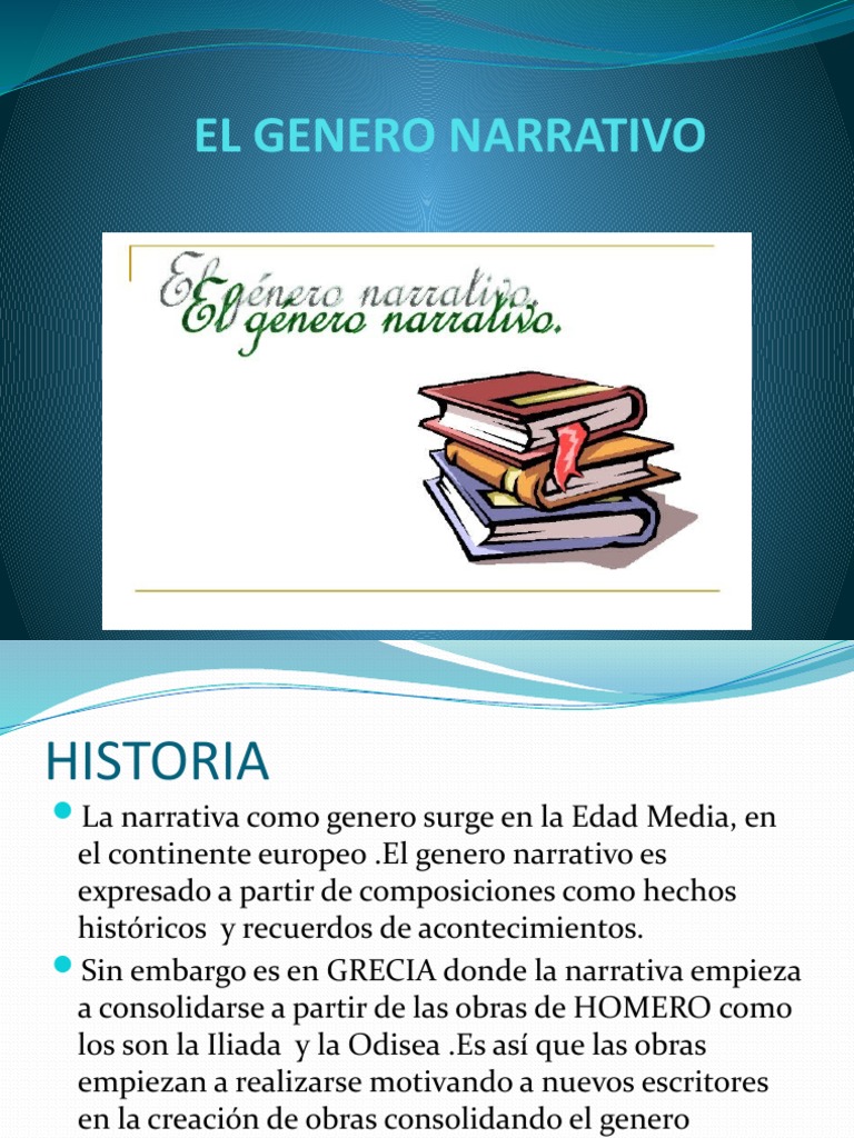 El Genero Narrativo | PDF | Narrativa