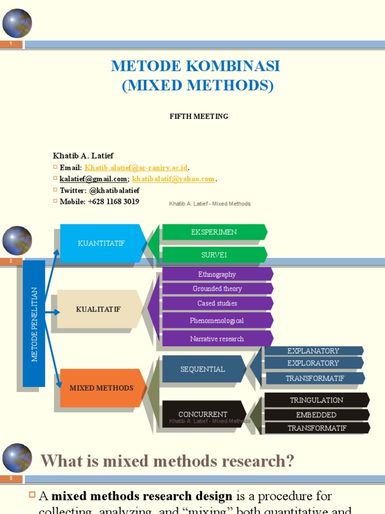 Metode Penelitian Mixed Methods | PDF