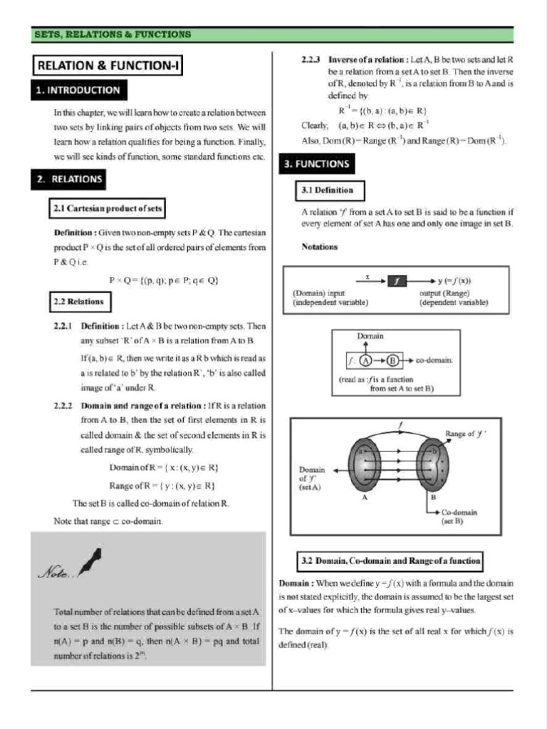 Inverse Relations And Functions Defining The Inverse Of A Relation And Exploring The Properties