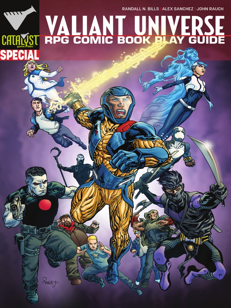 Valiant Universe RPG Comic Book Play Guide | PDF | Valiant Comics | Comics