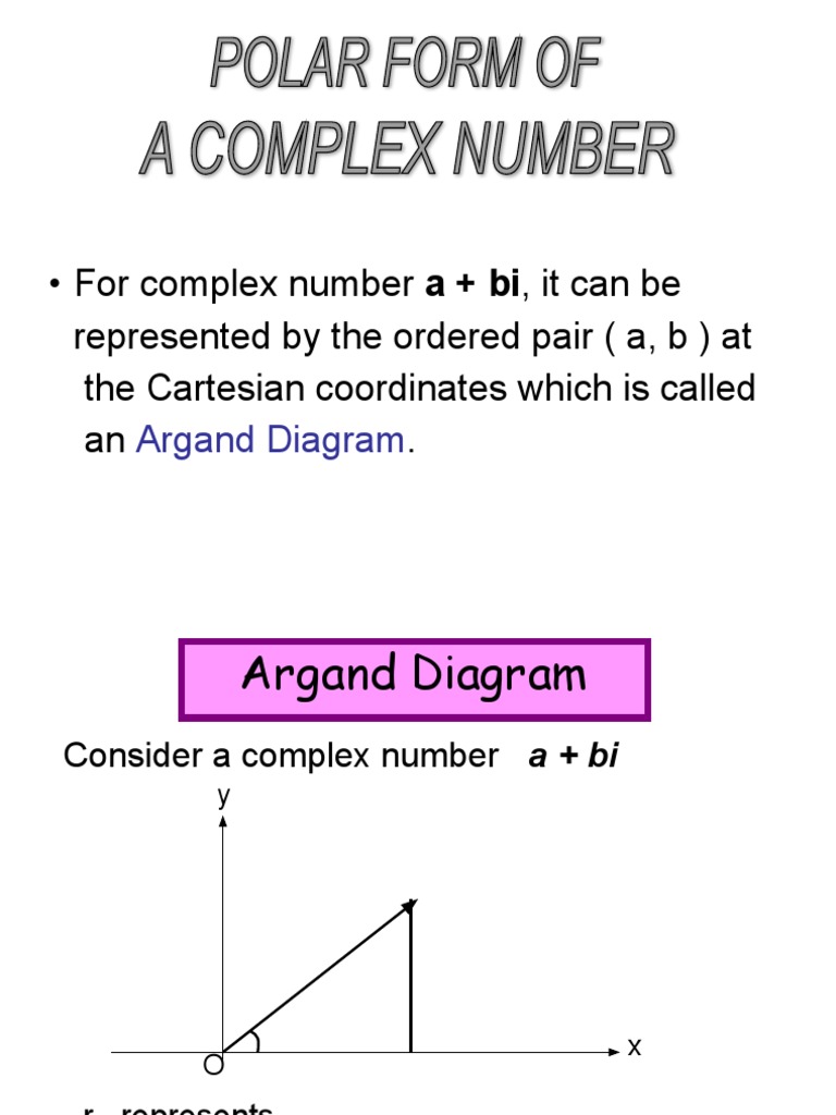 1.2 - Complex Numbers (Polar Form) | PDF