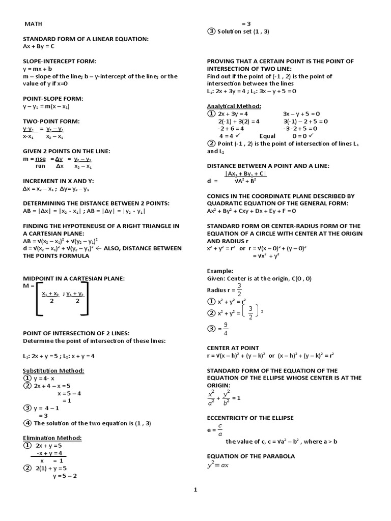 Formulas | Download Free PDF | Area | Density