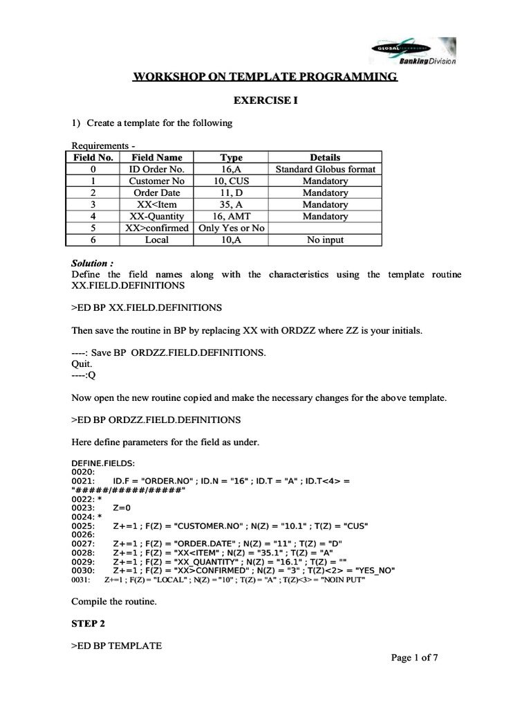 Qdoc - Tips - Workshop Template Programming | PDF | Subroutine | Software Development