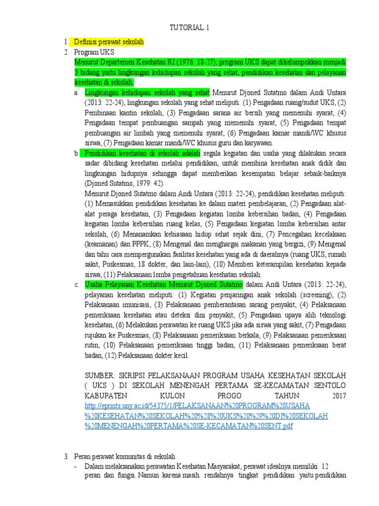 Tutorial 1 Pert 2 | PDF