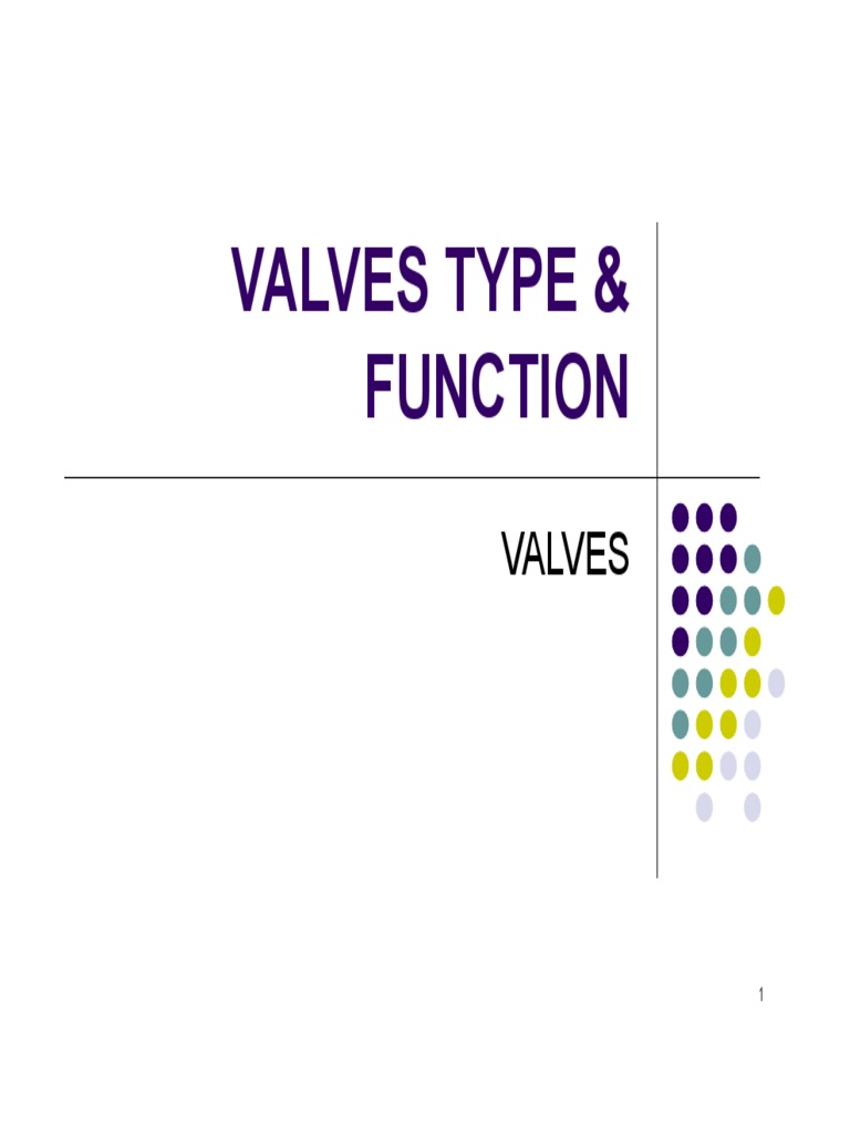 Simple Descriptions of Valves | PDF | Valve | Pressure