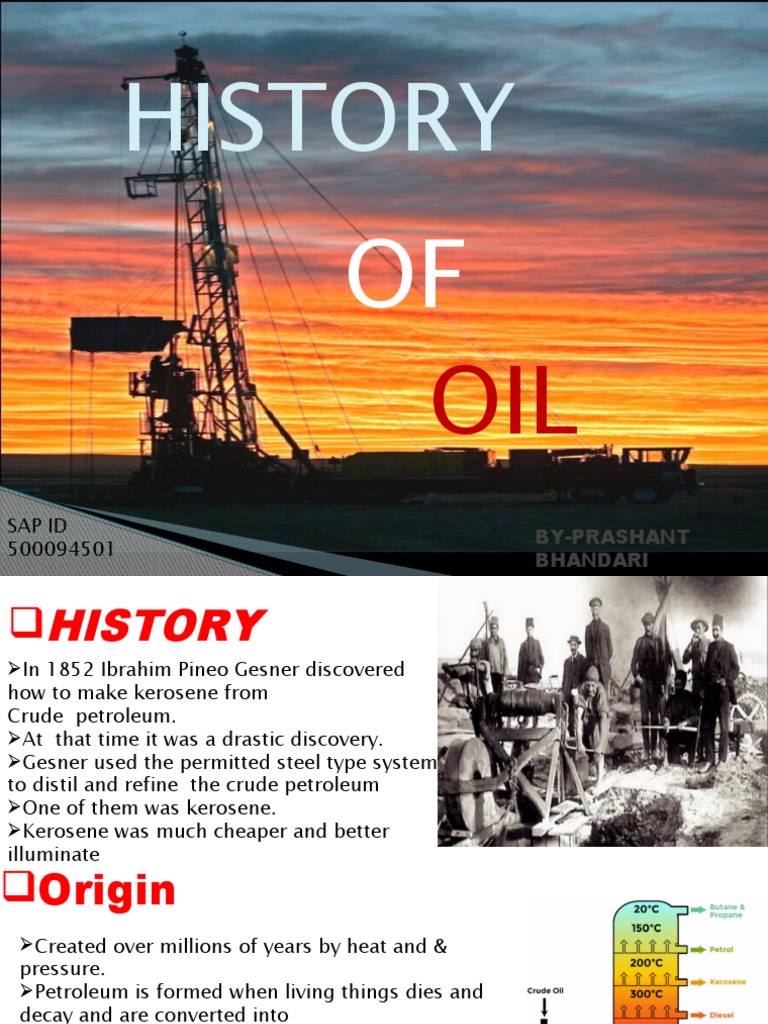 History of Oil | PDF | Petroleum | Kerosene