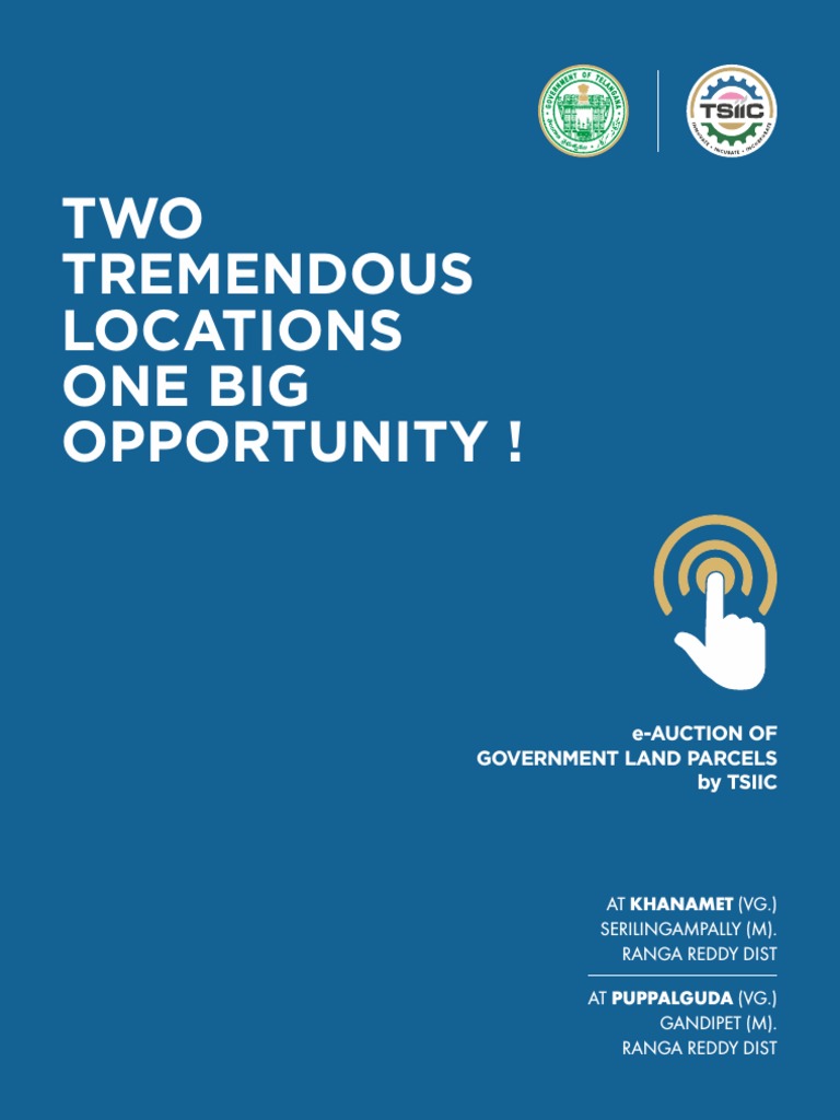 TSIIC Puppalaguda Brochure | PDF | Economies