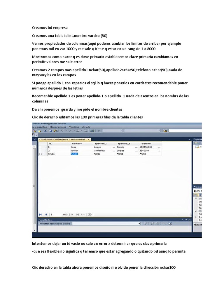 SQL Clase | PDF | SQL | Bases de datos