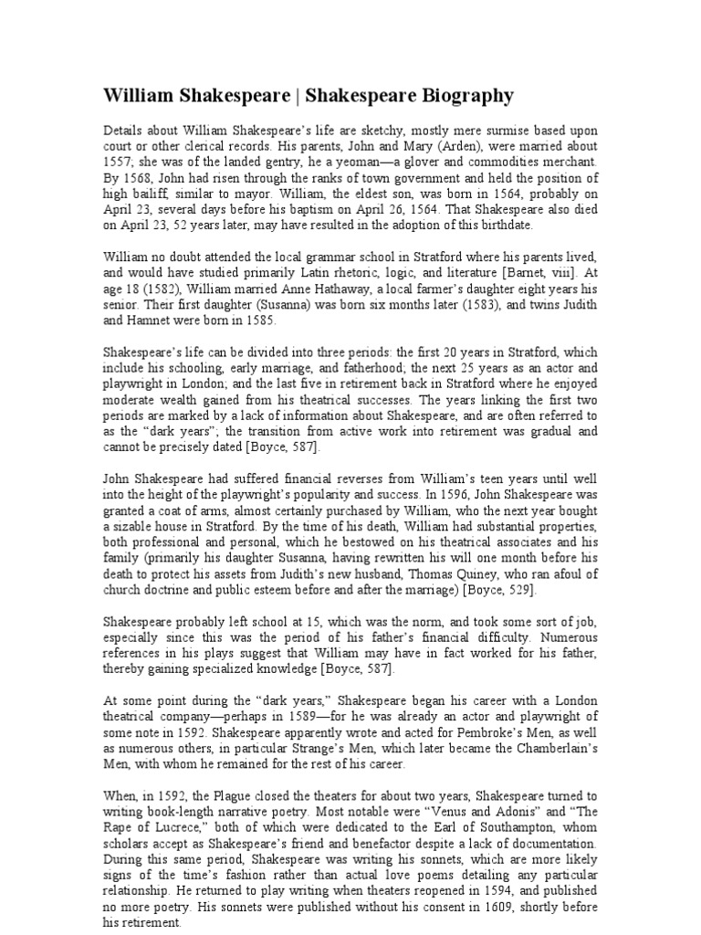 William Shakespeare | PDF | William Shakespeare