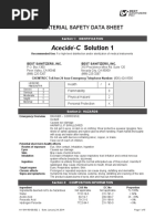 Safety Data Sheet: I. Identification | PDF | Dangerous Goods | Toxicity