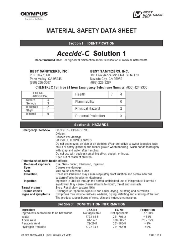 Medical Instrument Disinfection Guide | PDF | Hydrogen Peroxide ...