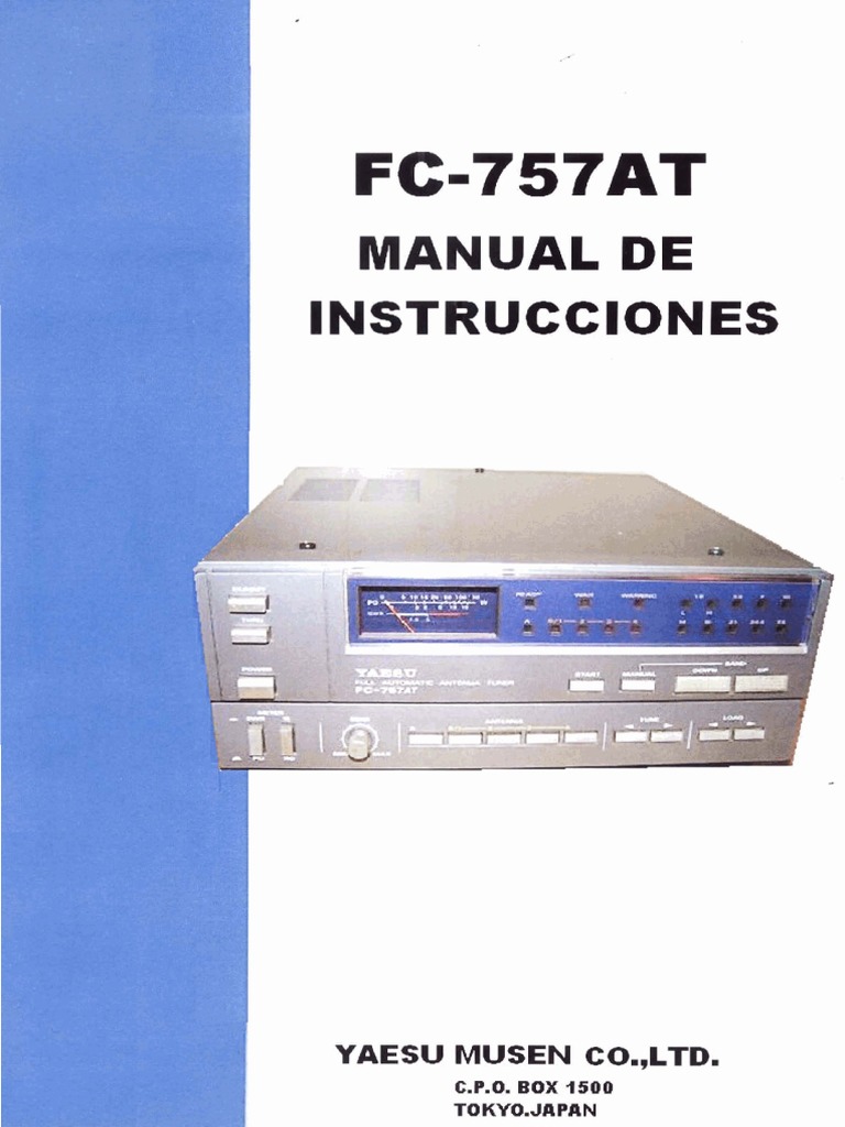 Sintonizador Automático FC-757AT | PDF | Antena (Radio) | Ingeniería ...