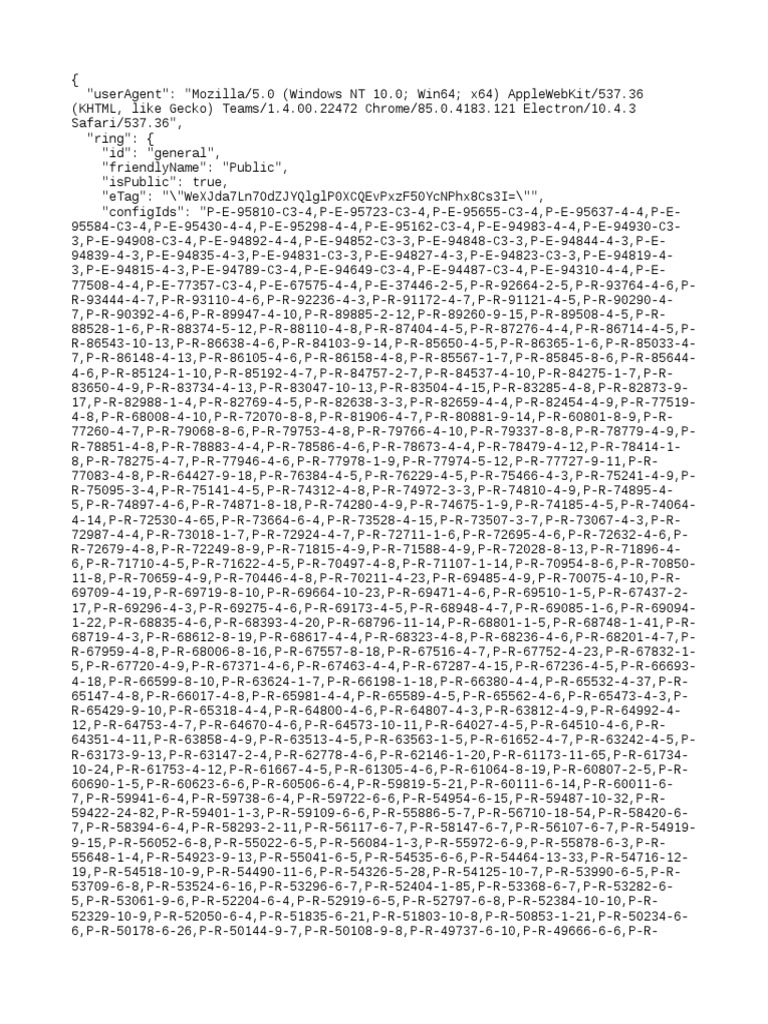 MSTeams Diagnostics Log 9 - 8 - 2021 - 12 - 39 - 42 - PM | PDF | Computing | Software