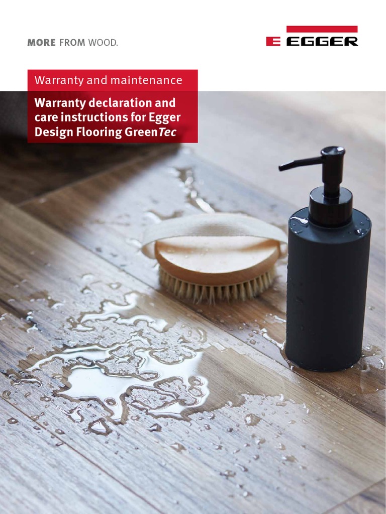 EGGER Design Flooring GreenTec Warranty Guide | PDF | Flooring
