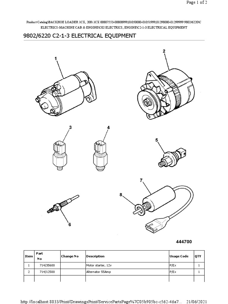9802/6220 C2-1-3 Electrical Equipment | PDF | Technology & Engineering
